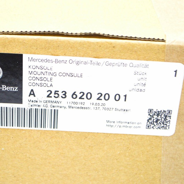 OEM MERCEDES-BENZ GLC X253 RIGHT RADIATOR SUPPORT BRACKET A2536202001 ...