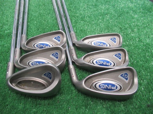 PING G5 MAROON DOT IRON SET 5-9 & LW GOLF CLUBS ZZ65 STIFF STEEL RH -.5 ...