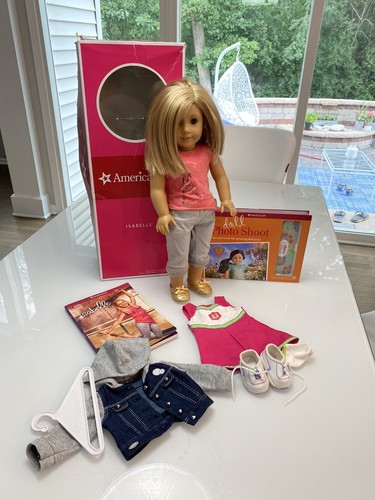 AMERICAN GIRL ISABELLA PALMER DOLL WITH XTRA OUTFITS BOOK BOX | eBay