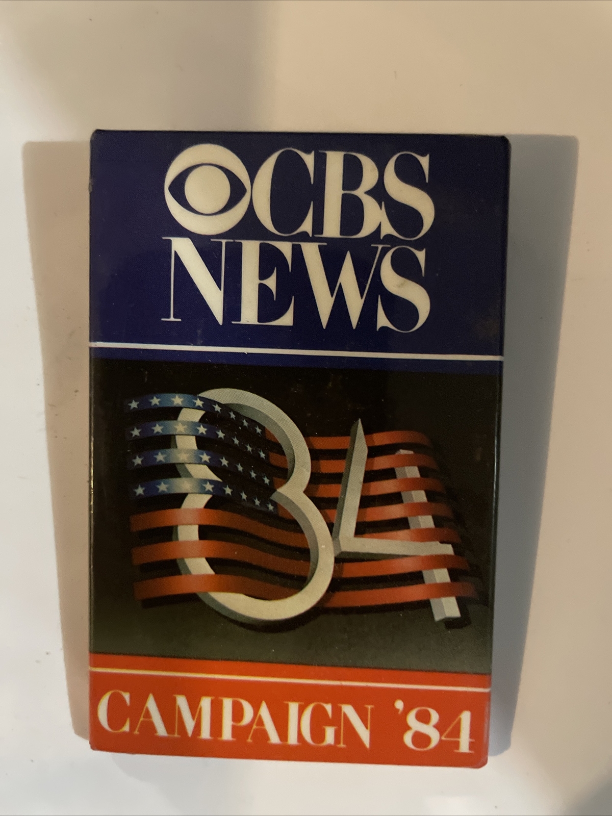 CBS news Campaign ‘84 Pinback Button | eBay