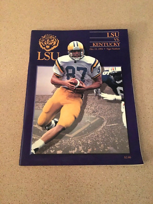 GORGEOUS VINTAGE 1994 LSU TIGERS KENTUCKY WILDCATS FOOTBALL PROGRAM ...