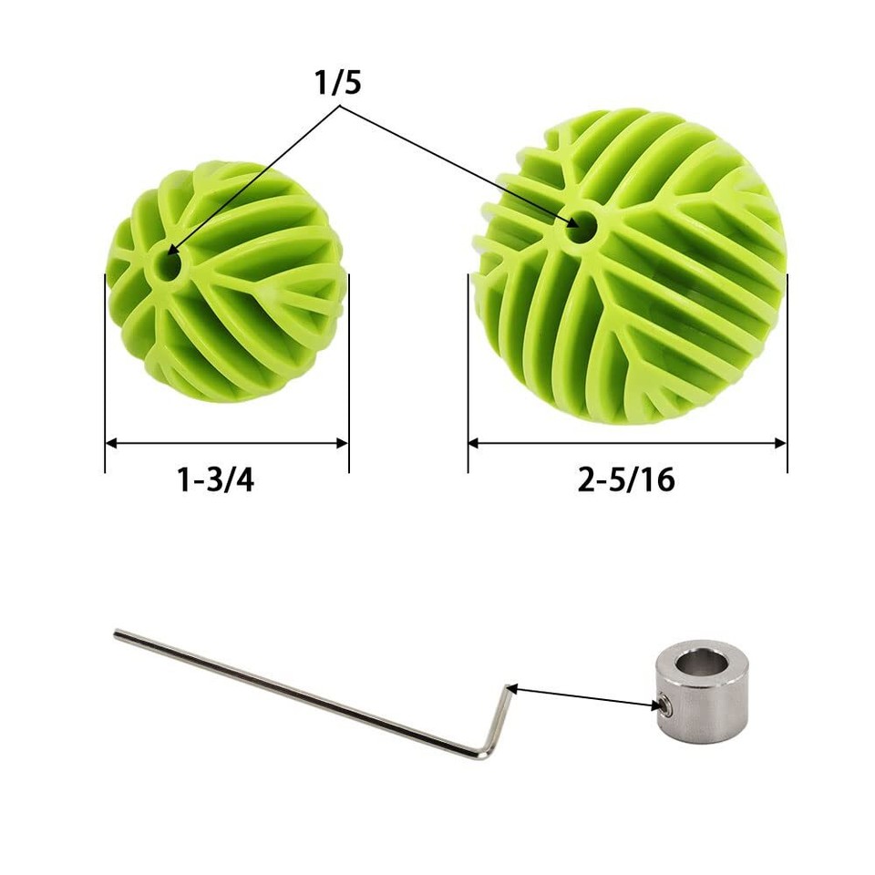 Flex Shank Installer Drill Bit Guide Tools/Cable Bumper Balls for 3/16 ...