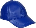 Genuine Leather Unisex Baseball Cap One Size, Blue | eBay