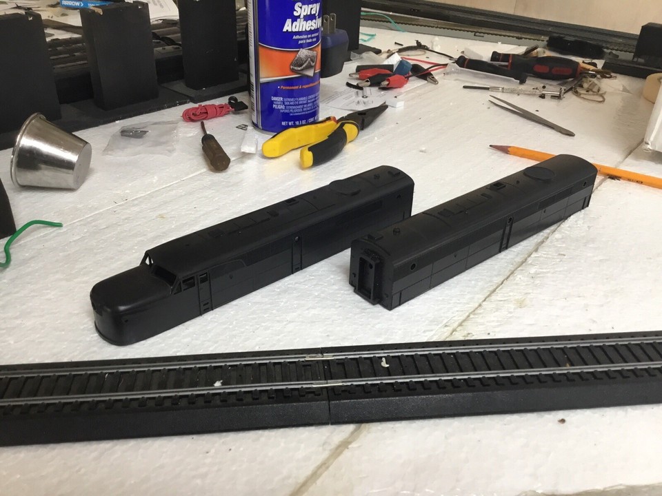 Ho Scale Con-Cor Alco PA-1 A/B Set Shells | eBay