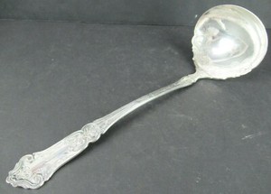 1835 R. WALLACE SILVER PLATED PUNCH LADLE - CARDINAL PATTERN 12" long ...