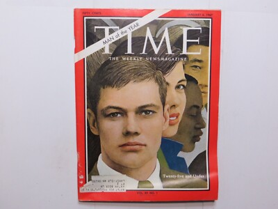 Time Magazine- January 6, 1967- Twenty-Five & Under, Man of the Year ...