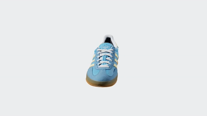adidas Originals Gazelle Indoor IE2960 Semi-blue men's woman shoes ...