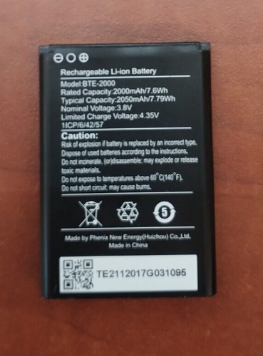 New Original Battery BTE-2000 For CAT S22 Flip phone Smartphone T ...