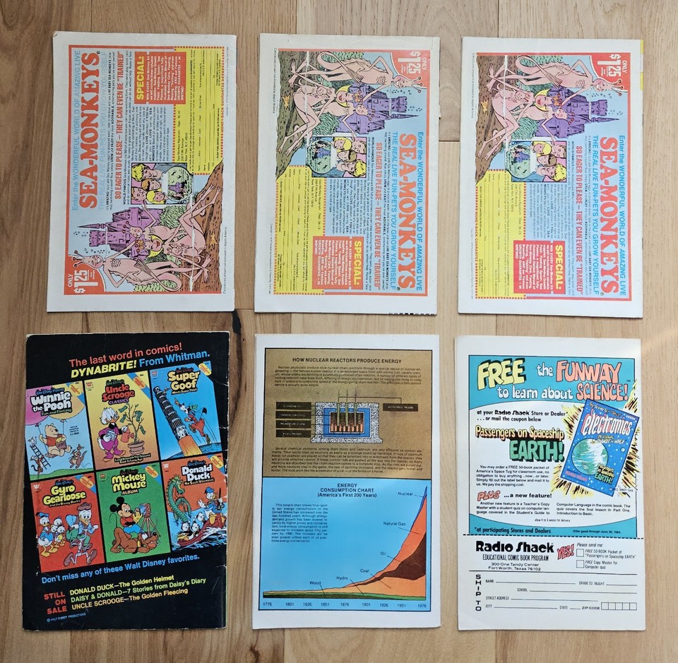 Lot of 8 VTG Whitman & Walt Disney Comic Books Mickey Mouse Pink ...