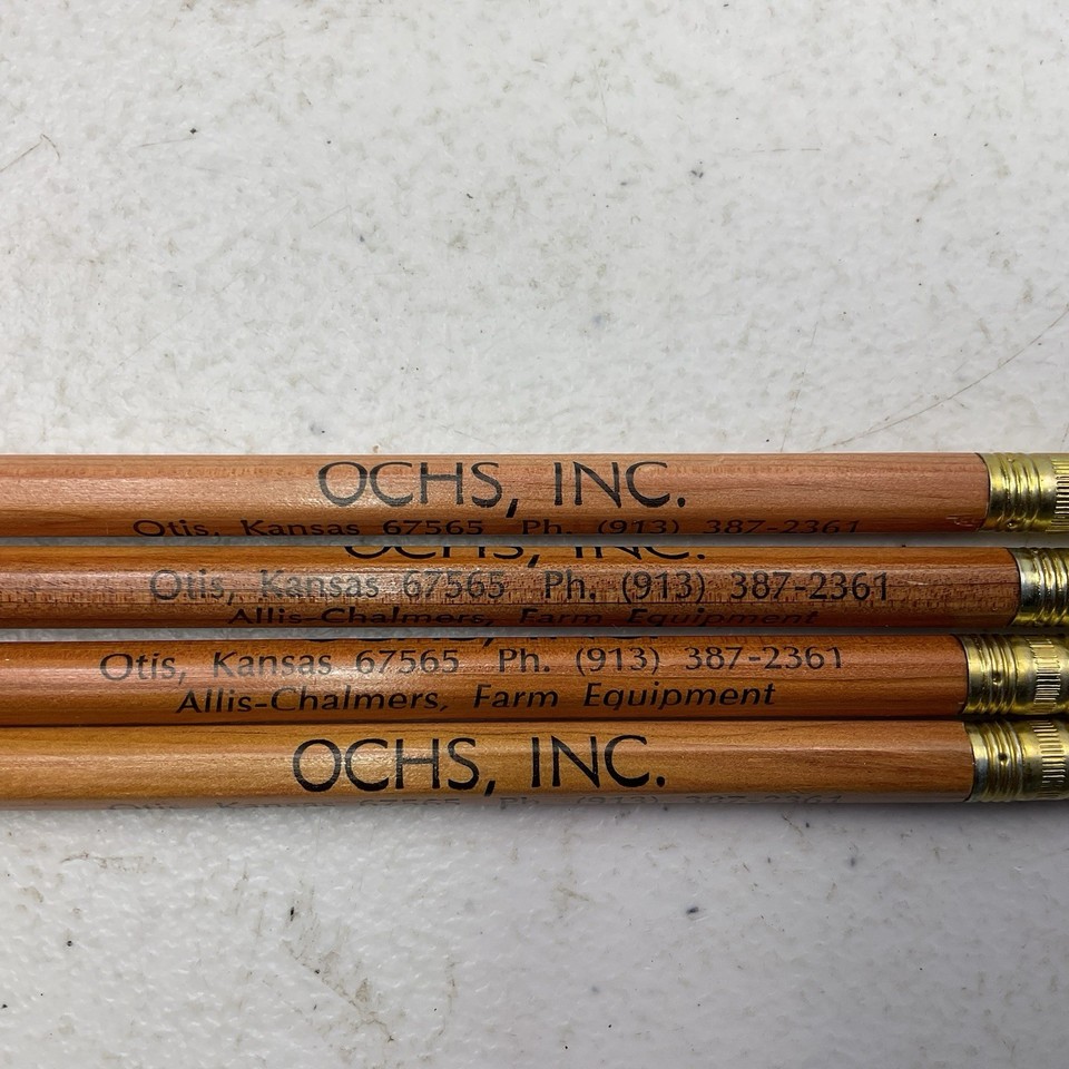Vintage 4 Ochs Inc Otis KS Allis-Chalmers Dealership Advertising ...