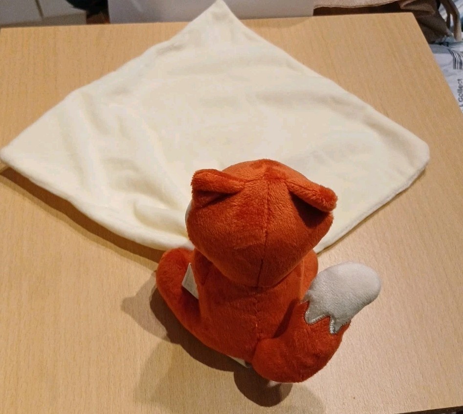 JoJo Maman Bebe Orange Fox Baby Comforter VGC | eBay UK