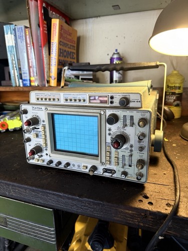 Tektronix Model 475A 250MHz Dual Channel Analog Oscilloscope w/ DM 44 ...