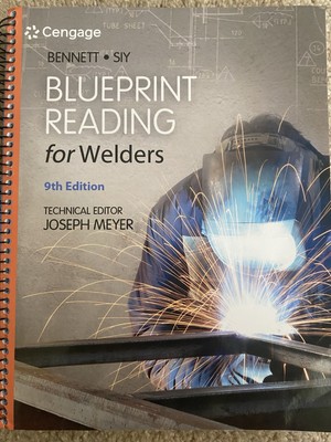 Blueprint Reading for Welders, Spiral Bound by A. E. Bennett and Louis ...
