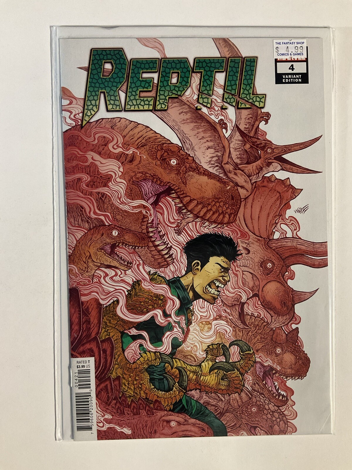 REPTIL 4 NM NEAR MINT WOLFE VARIANT MARVEL COMICS | eBay
