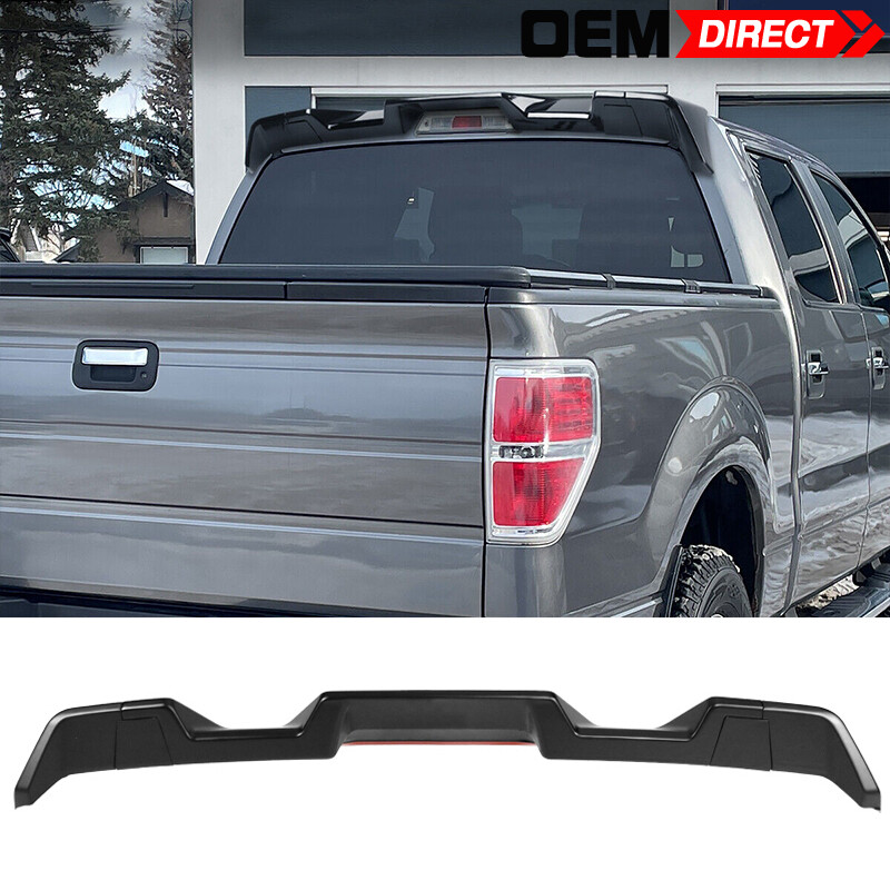 Fits 09-14 Ford F150 All Cab & Bed Size Roof Spoiler Deflector Matte ...