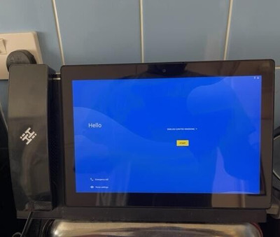 HiHi 2 Telephone Handset - 40KH-TAB-0.1 & BASE-1 VOIP Touchscreen 10.1 ...