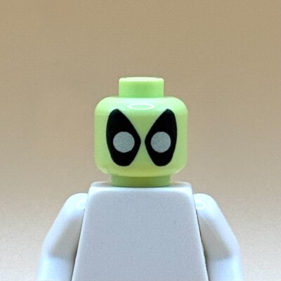 Brickluv Custom - Deadpool Print (Official LEGO Minifigure Head) | eBay