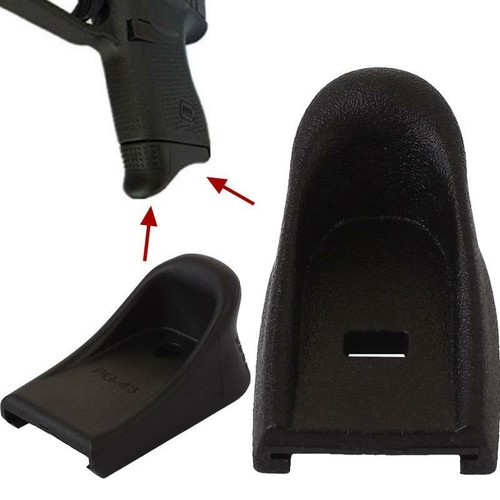 Glock 43 9mm Grip Extension / Magazine Floor Plate Finger Groove ...