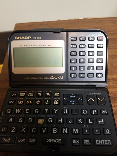 Sharp Yo-380 256kb Electronic Organizer PDA Pocket Personal Planner for ...