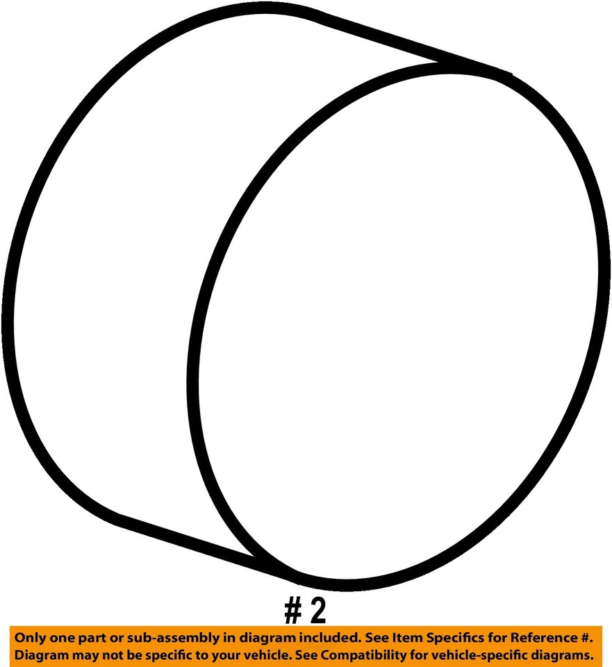 GM OEM 07-17 Acadia Limited Rear Suspension Brake Components-Rotor Plug ...