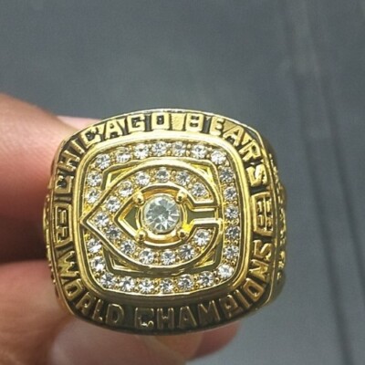 SUPERBOWL WALTER PAYTON 1985 CHICAGO BEARS SIZE 11 CHAMPION RING w/BOX ...