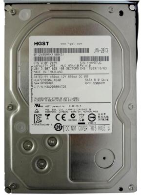 HARD DRIVE, 3.5" 2TB SATA 6GB/S, RECERT, CACHE BUFFER 64MB, DRIVE IN ...