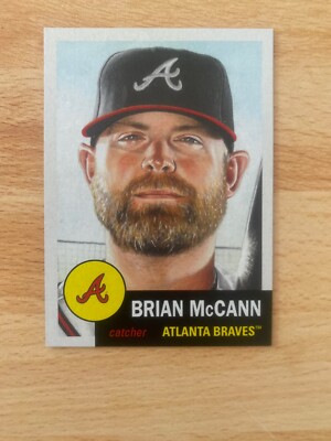 Topps Living Set Card #195 - Brian McCann - Print Run: 3243-Fresh From ...