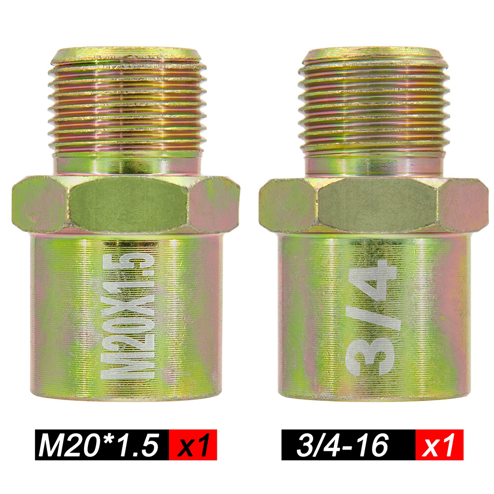 M20x1.5 Aluminum Oil Gauge Turbo Filter Sandwich Cooler Adapter Plate ...