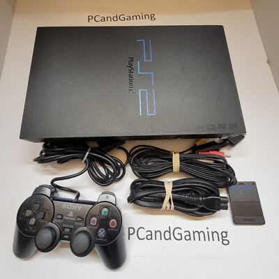Sony PlayStation 2 PS2 Fat Console W/ Controller Complete Bundle Tested ...