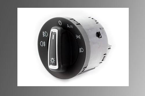 Chrome Euro Head Light Switch Auto Version For VW Golf MK7 GTI R 2.0T ...