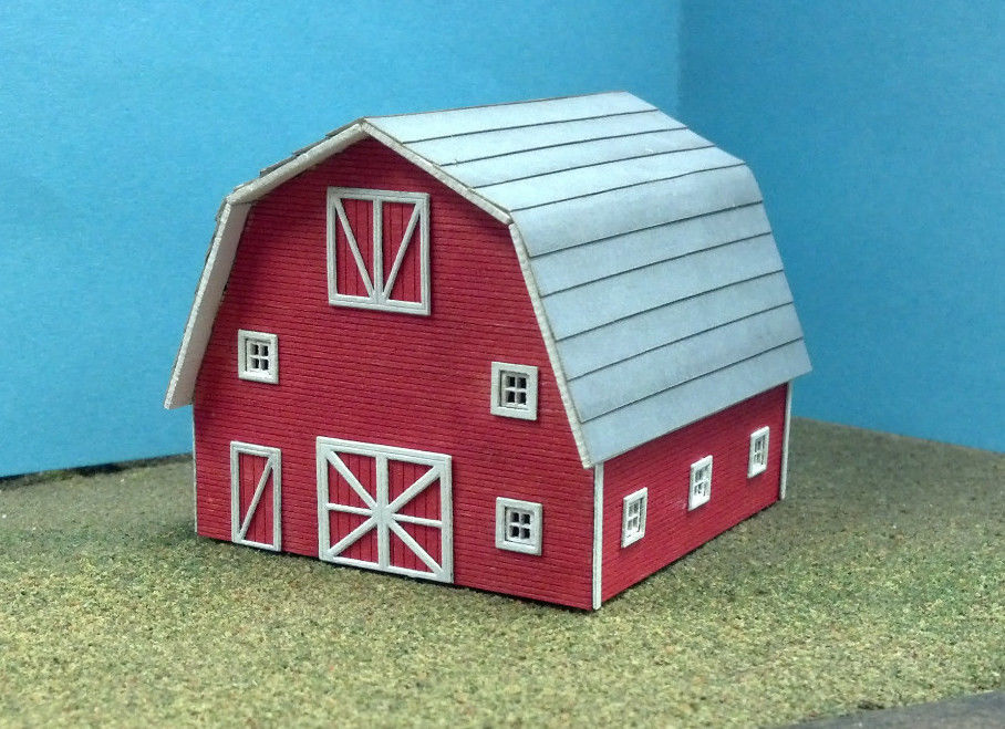 N Scale Laser Cut Farm House and Barn Kits | eBay