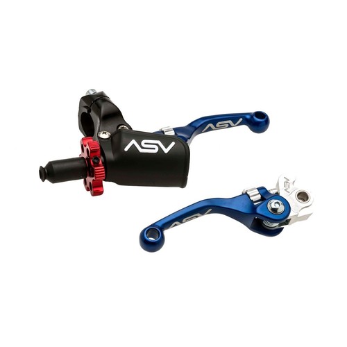 ASV F4 Quad Lever Set PRO PACK Blue Short Yamaha Raptor 125 2011-13 250 ...
