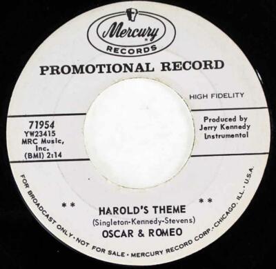Oscar & Romeo, Harold's Theme - Phil's March, Mercury Records 71954 | eBay
