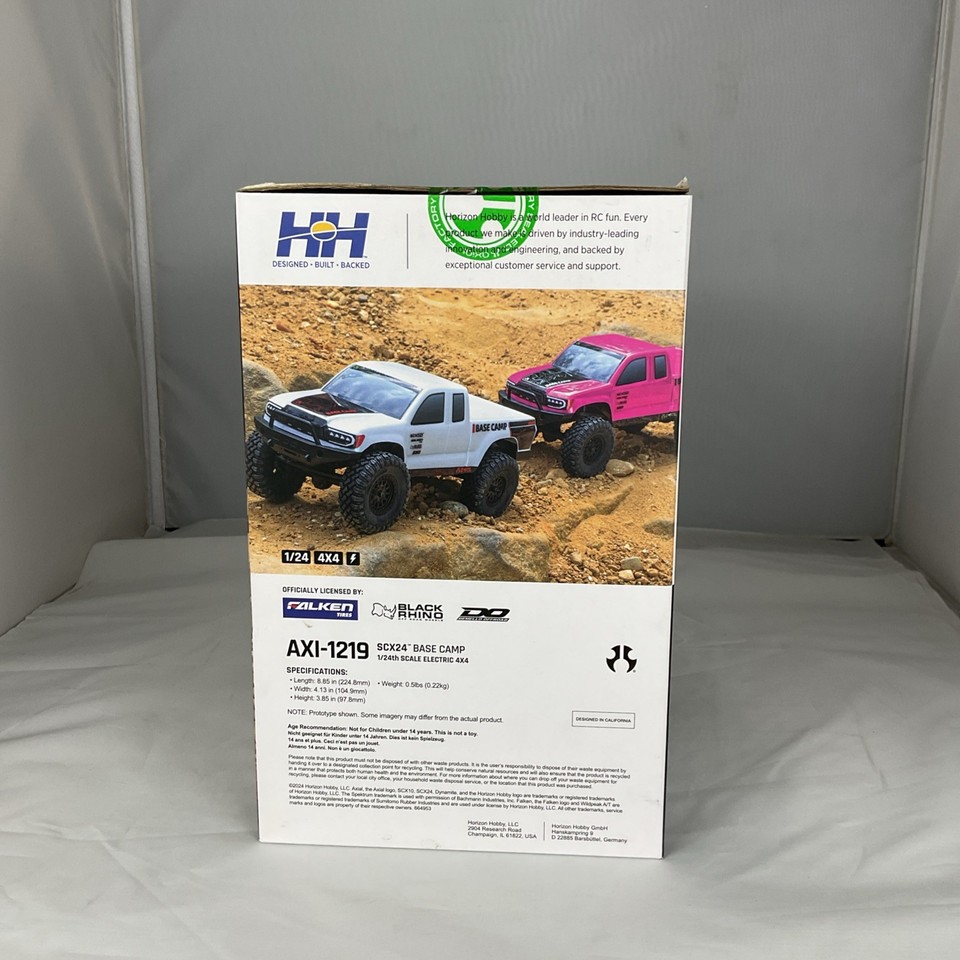 Axial SCX24 Base Camp 1/24 4WD RTR Scale Mini Rock Crawler Blue AXI ...