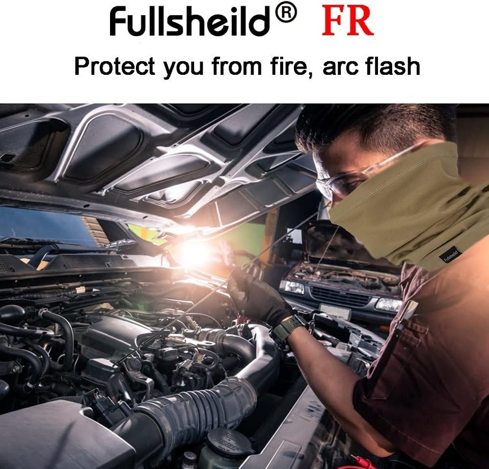 Fullsheild FR Flame Resistant Face Mask Full Cover Neck Gaiter Snood ...