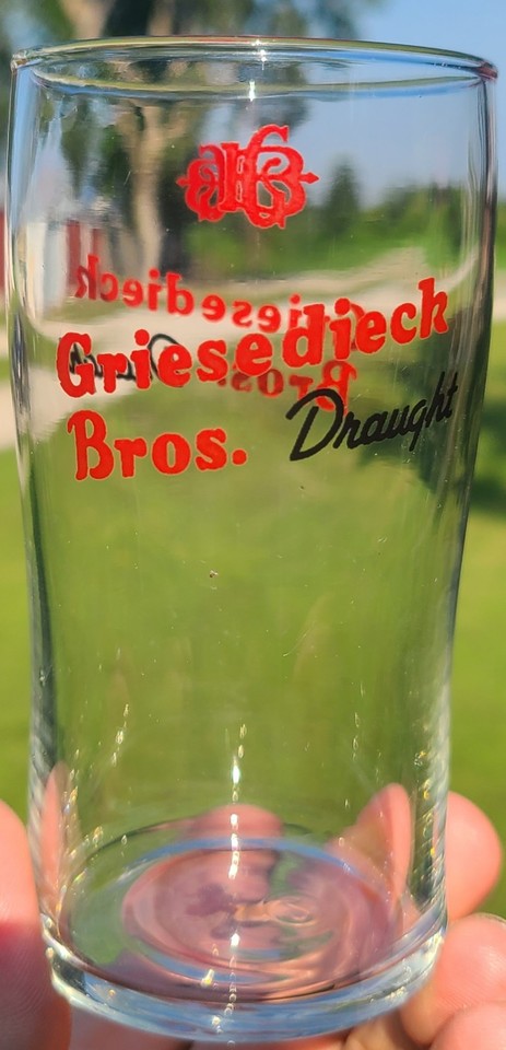 GRIESEDIECK BROS. DRAUGHT....St. Louis Missouri, Excellent Pair Beer ...