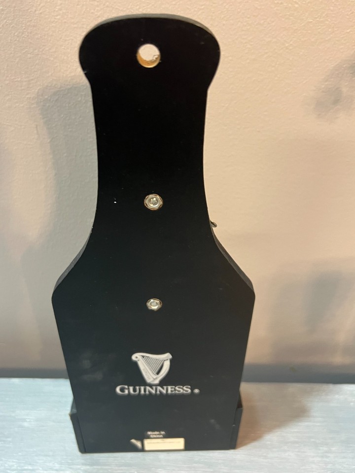 Guinness Nostalgic Wall Mounted Bottle Opener and Cap Catcher FREE ...