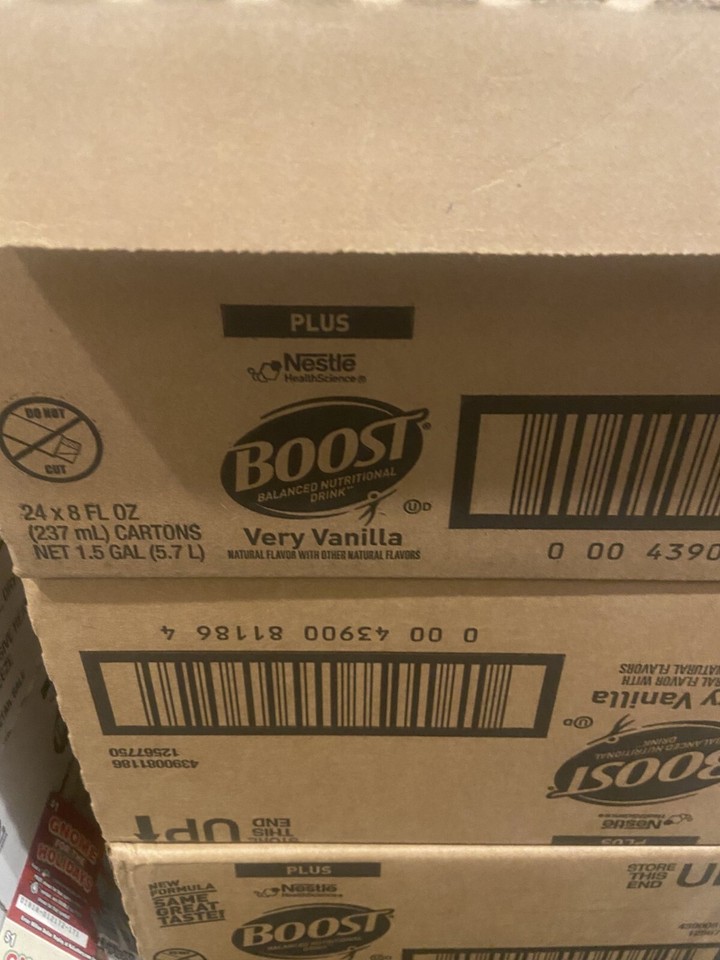Boost Plus Vanilla Ready To Drink, 8 Fluid Ounce (Pack of 24) | eBay