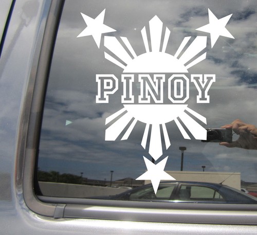 Philippines Sun and Stars Pinoy - Filipino Car Window Vinyl Decal ...