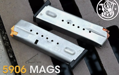 Two S&W Smith & Wesson 5906 Series 459 659 559, 469 669 9MM 10 Round ...