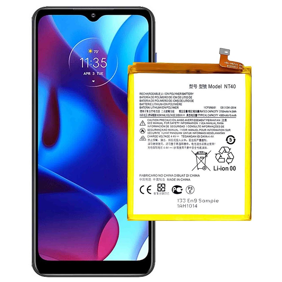 New Motorola NT40 Moto G Pure 2021 Battery 3.85V 4000mAh XT2163 USA | eBay
