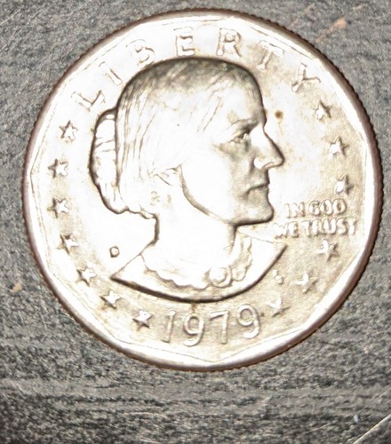 Rare 1979 Susan B Anthony D Liberty FG - Frank Gasparro ONE DOLLAR U.S ...