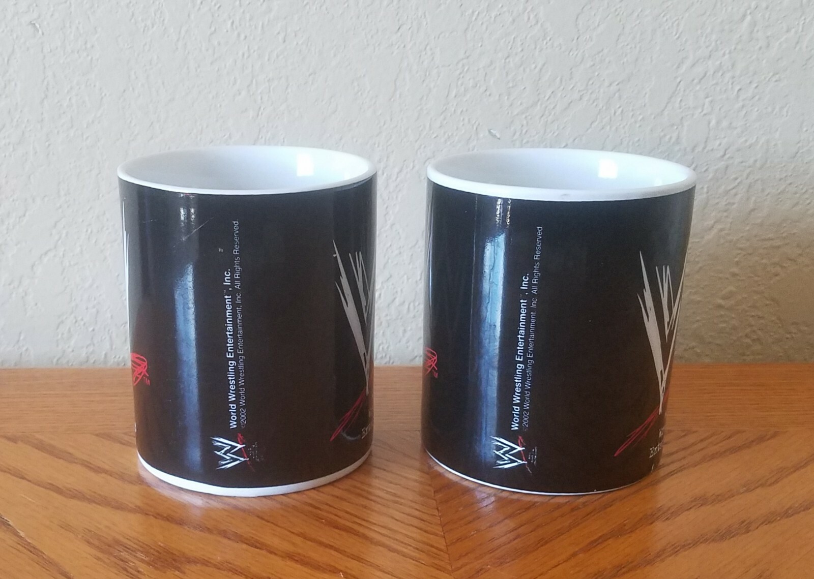 WWE World Wrestling Entertainment Mugs (Set of 2) Coffee Mugs | eBay