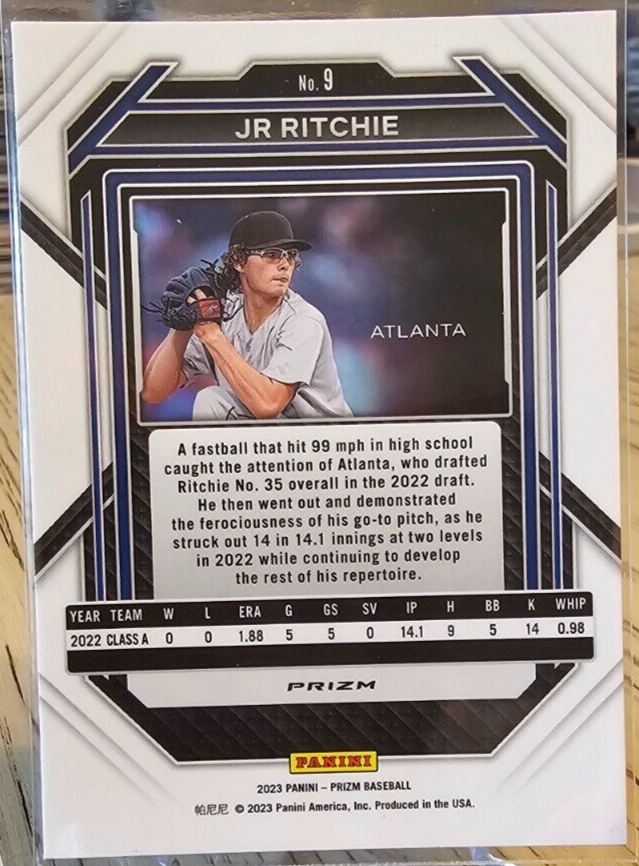 2023 Panini Prizm JR Ritchie #9 Atlanta Braves | eBay
