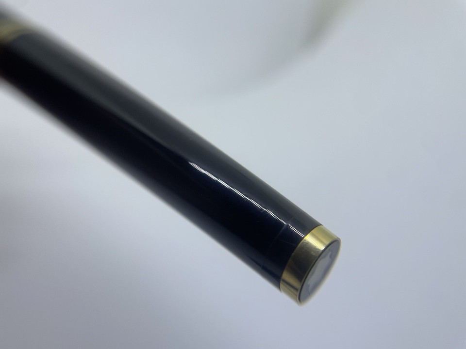 Vintage Black MONTBLANC Classic Ballpoint Pen- Lever Mechanism- Germany ...