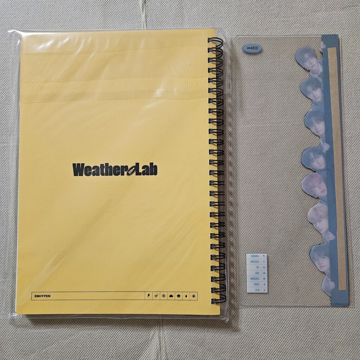ENHYPEN 2022 Season's Greeting Weather Lab Official DIARY + MONITOR ...