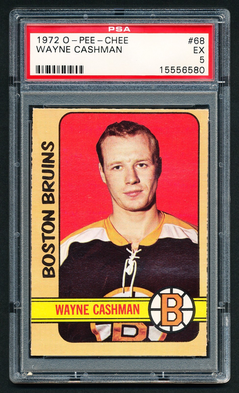 1972 OPC HOCKEY 68 WAYNE CASHMAN PSA 5 EXCELLENT BRUINS | eBay