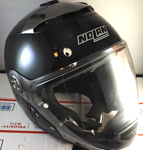 Nolan N44 Evo Black Motorcycle Helmet Full Face Modular Flip Up | Size ...