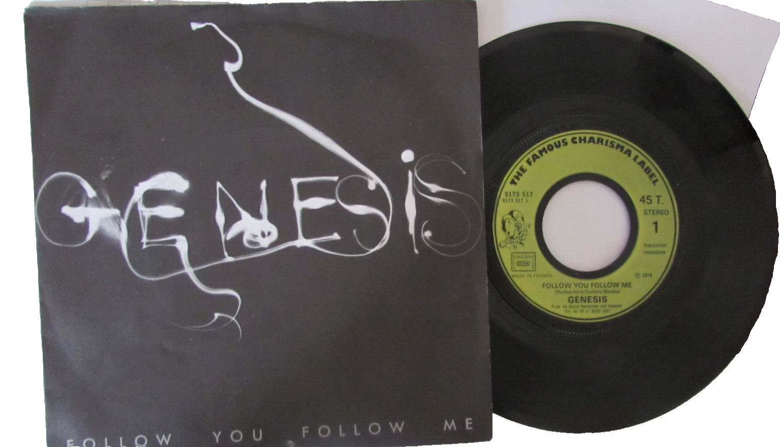 GENESIS Follow you, follow me . 7" France PRESS | eBay