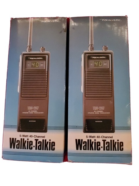 Realistic TRC-214 Handheld CB Radio Walkie Talkie for sale online | eBay